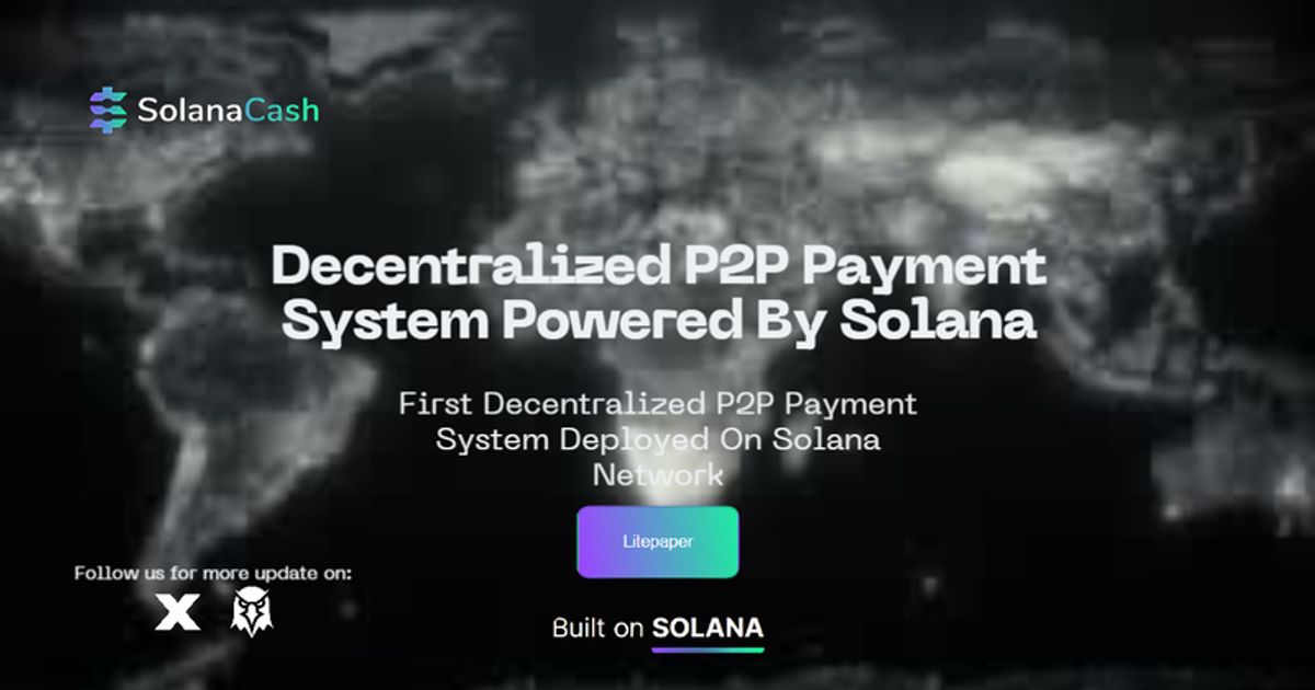 Decentralized P2P Payment System Powered By Solana
